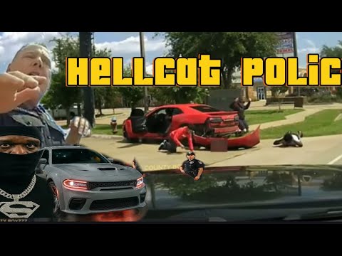 GOONZ N A CAMARO Z28 RUNS FROM TEXAS HIGHWAY PATROL N HELLCAT CRASHES ...