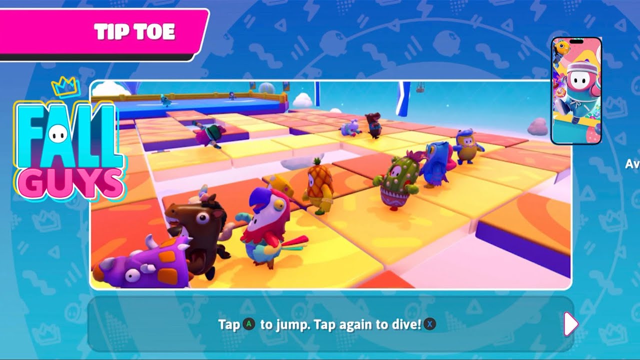Fall Guys Mobile: Tip Toe - YouTube