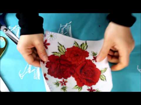 Tülbent ile aplike çalışması (sesli anlatımı)