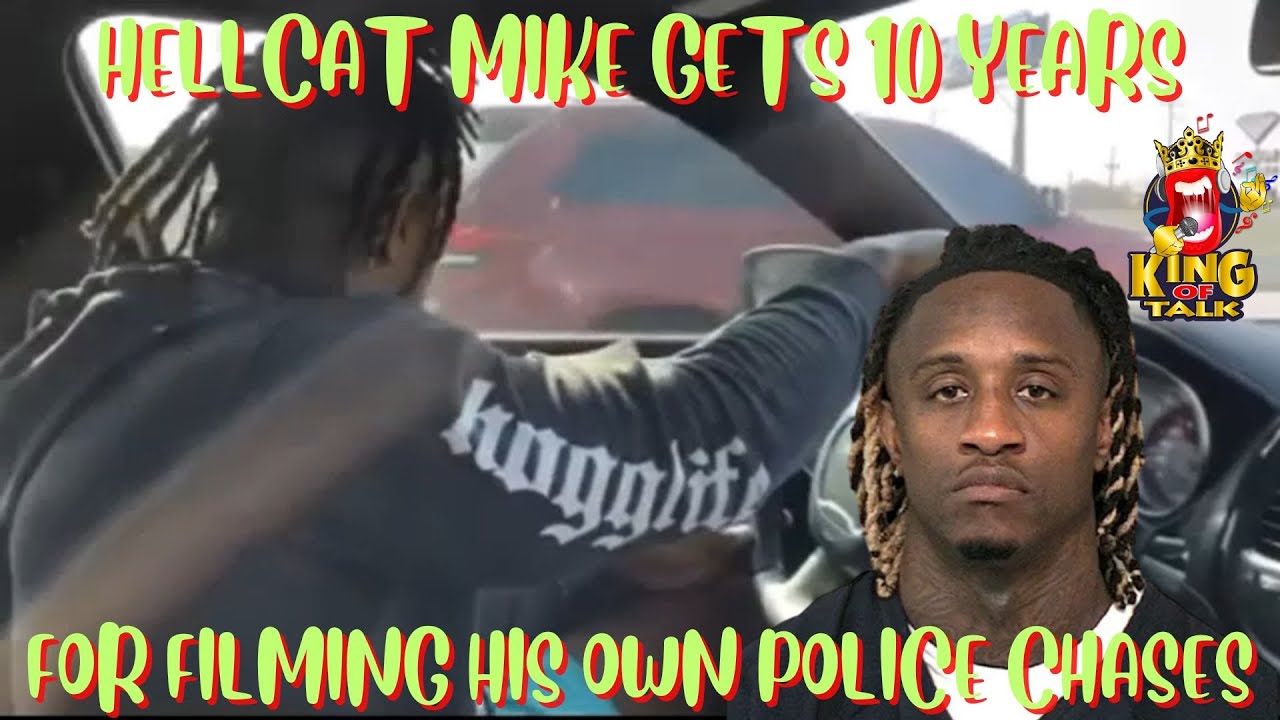 HELLCAT MIKE GETS 10 YEARS FOR FILMING HIS OWN POLICE CHASES - YouTube
