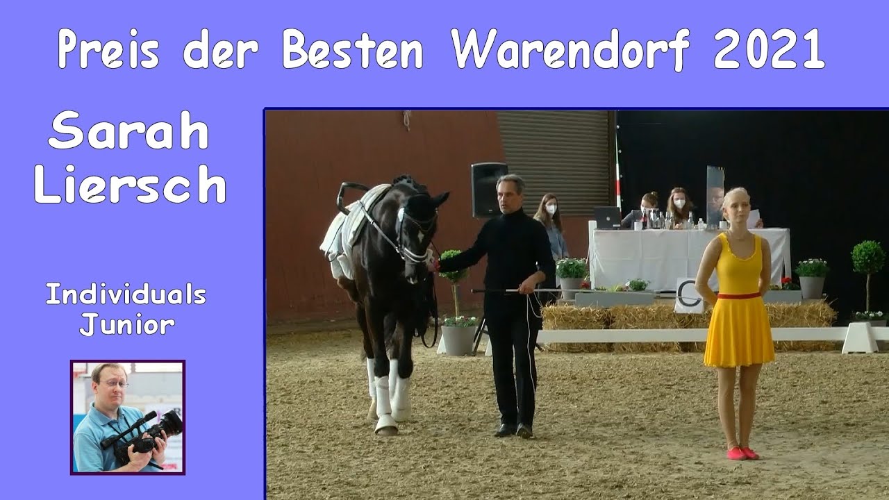 Sarah Liersch - Ind-Jun-F 12 - Preis der Besten Warendorf 2021 - YouTube