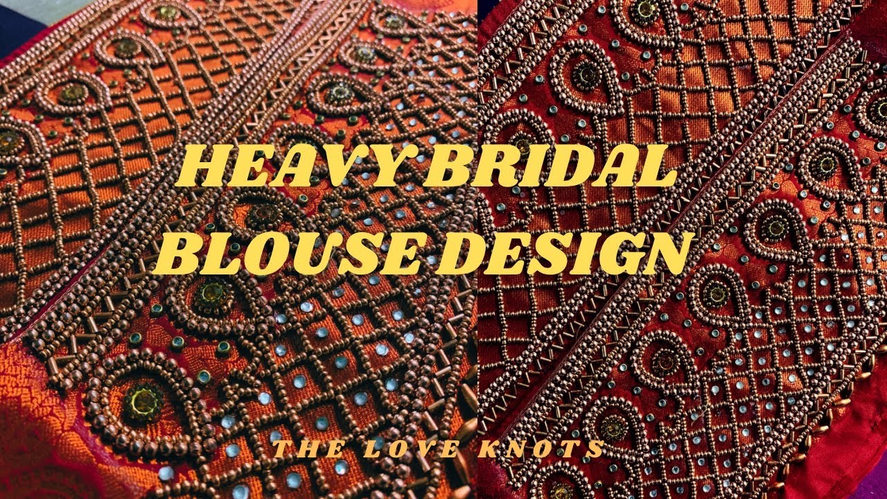 GRAND AND HEAVY BRIDAL AARI EMBROIDERY BLOUSE DESIGN |SLEEVE DESIGN 🔥 ...