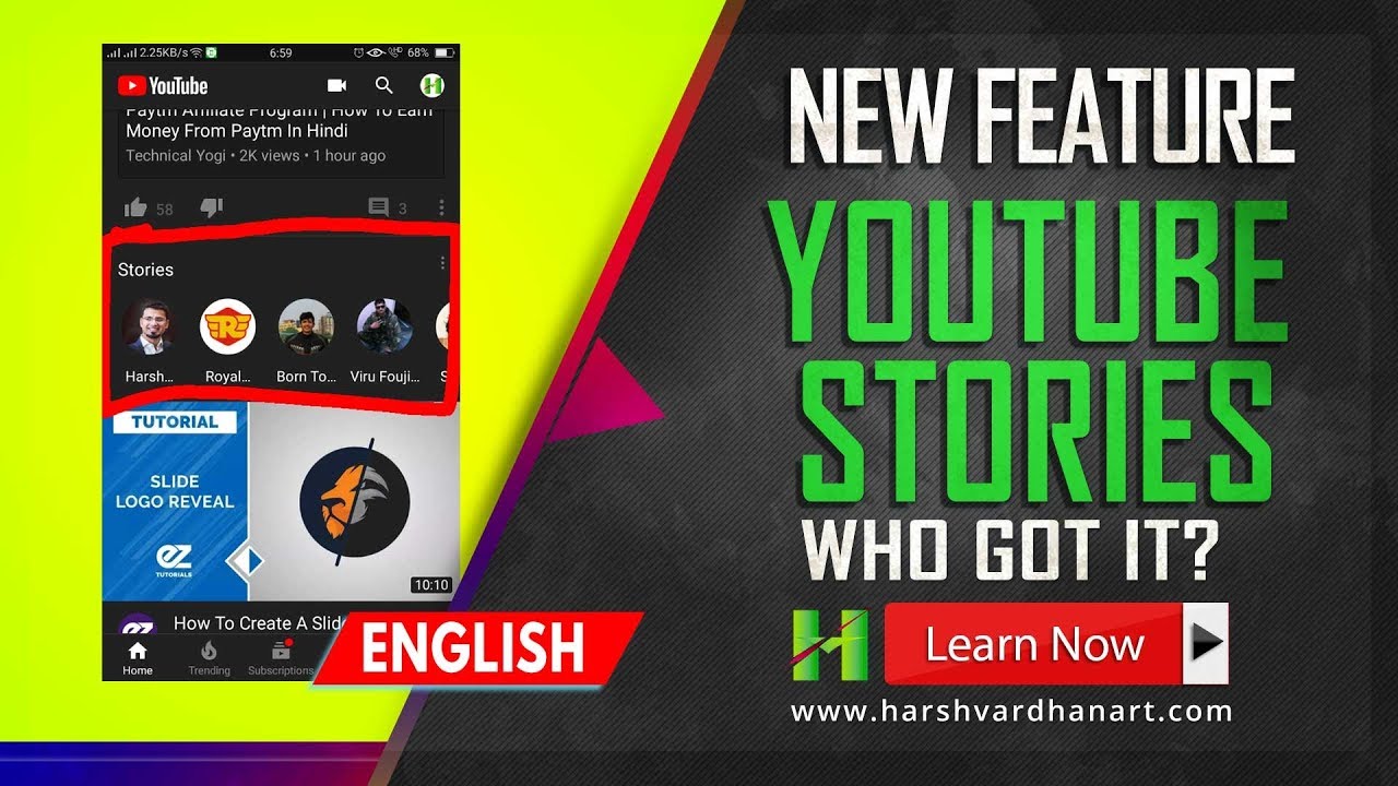 YouTube Stories-Now Available- Who will Get it-Eligibility- English ...