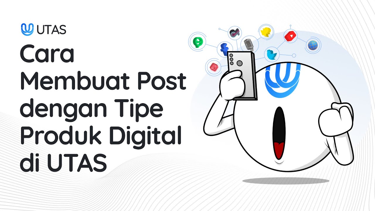 Cara Membuat Post dengan Tipe Produk Digital di Utas - YouTube