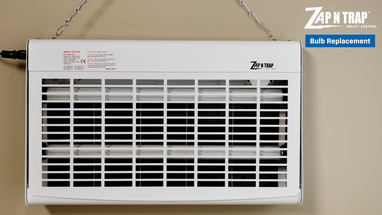 Zap N Trap Bulb Replacement: Style 3 - YouTube