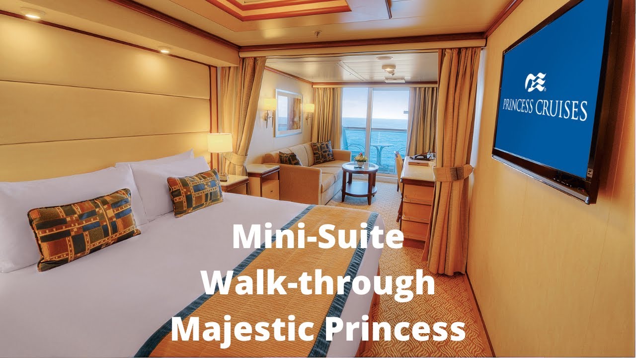 Mini-Suite Walk-through I Majestic Princess, Princess Cruises - YouTube