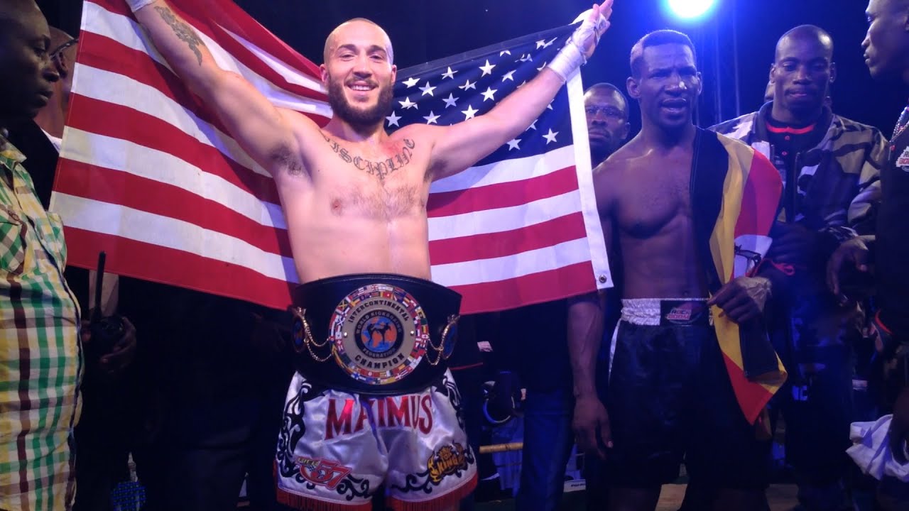 Richard Abraham vs Golola Moses | USA vs Uganda Kickboxing - YouTube