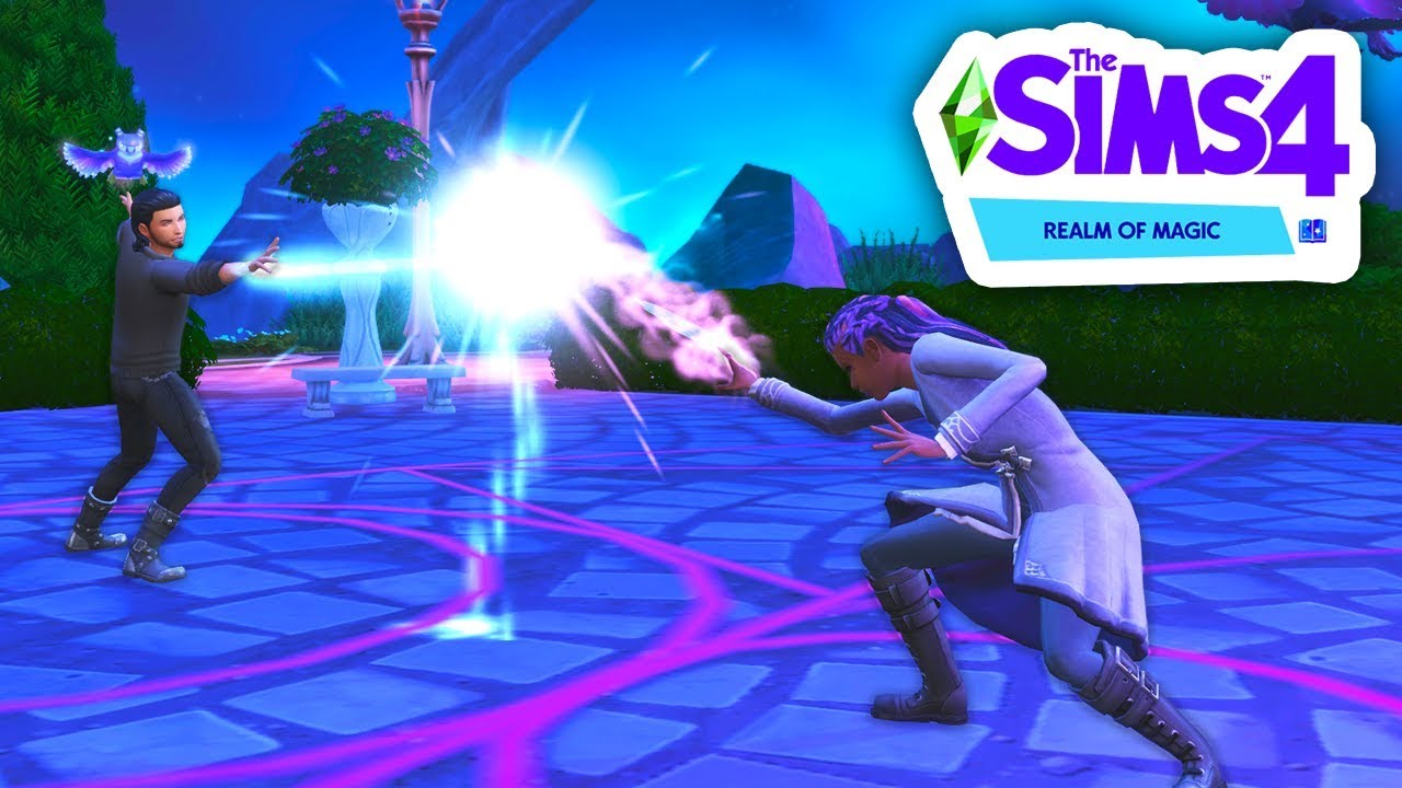 IT'S DUELING TIME!⚡ // THE SIMS 4 | REALM OF MAGIC🔮🌙 #2 - YouTube
