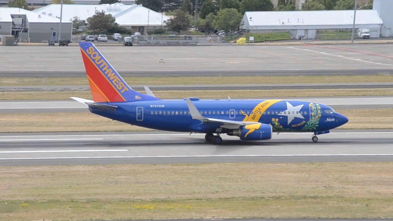 Southwest Airlines Boeing 737-700 [N727SW] (Nevada One Livery) Takeoff ...