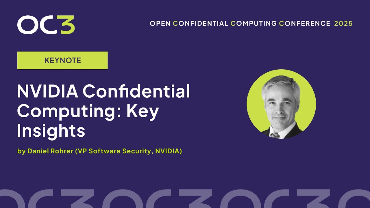 Securing AI's Third Dimension Keynote by Daniel Rohrer (NVIDIA)–OC3 ...