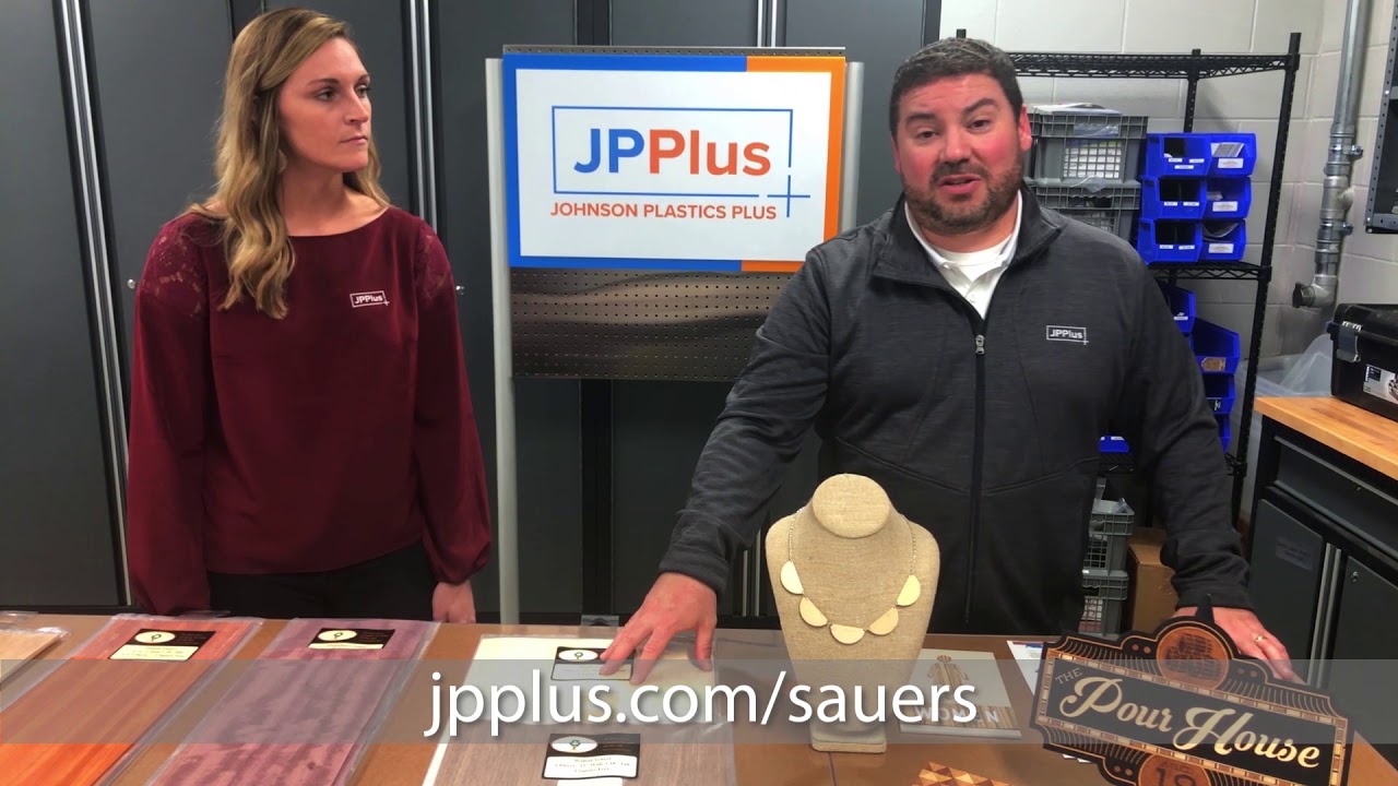 Johnson Plastics Plus introduces Sauers Wood Veneers - YouTube