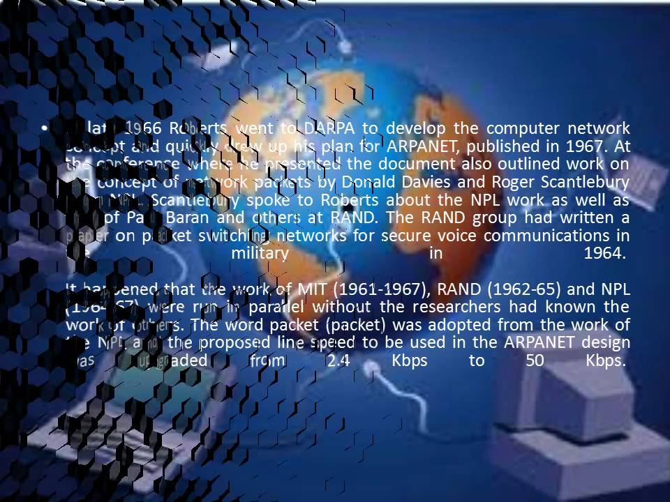 HISTORY OF THE INTERNET ON A VIDEO PRESENTATION - YouTube