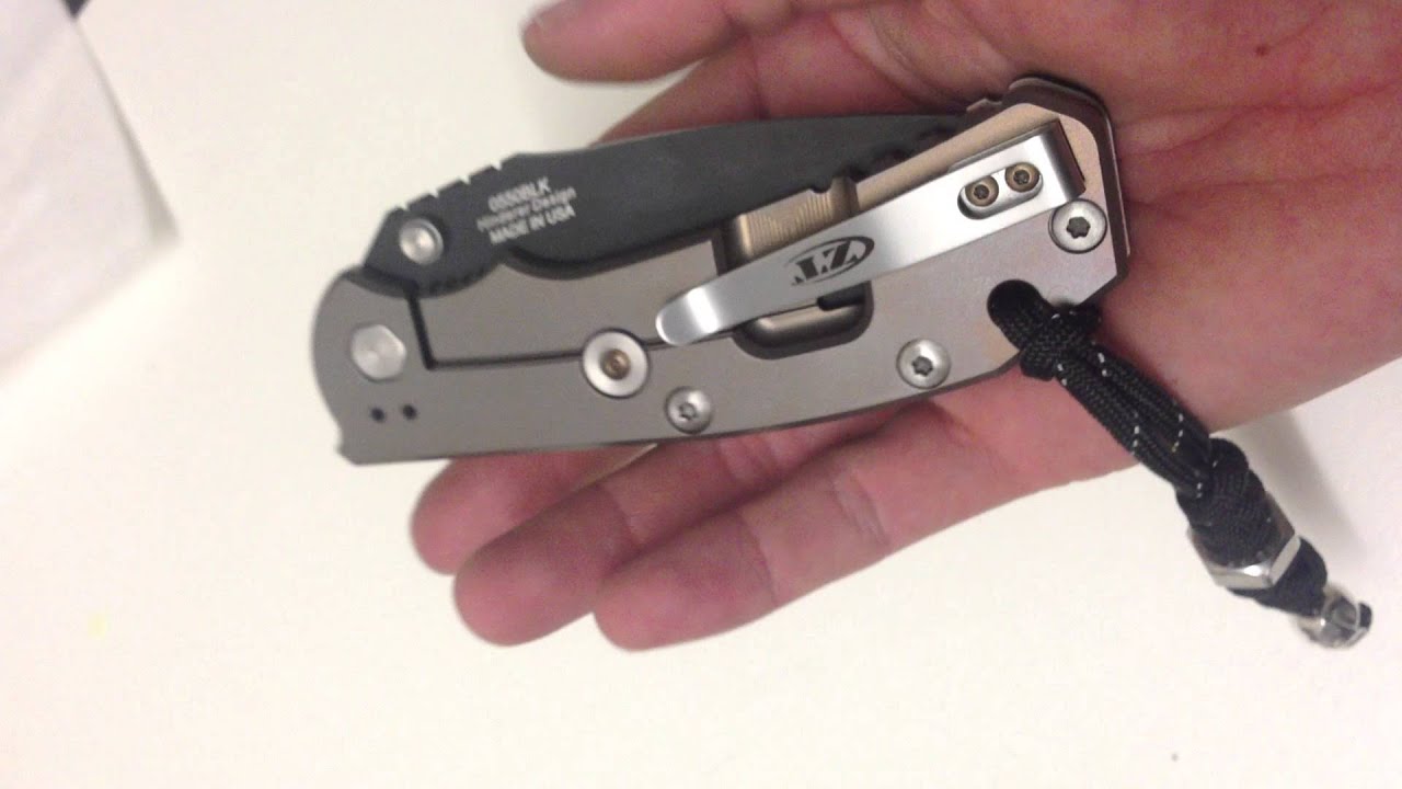 Custom Zero Tolerance 0550 BLK - ZT0550 BLK Pimped - YouTube