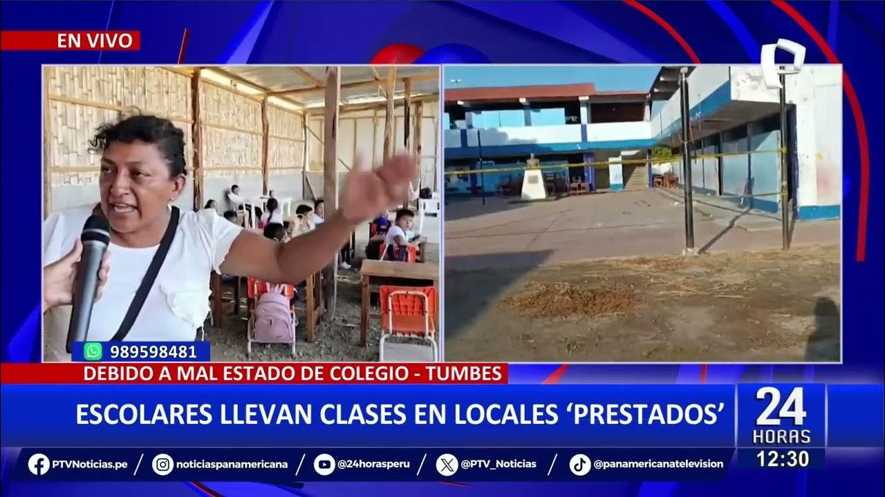 Lamentable inicio del Año Escolar 2025: alumnos de Tumbes reciben clases en locales alquilados ...