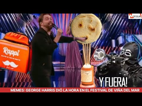 Memes: George Harris dió la hora en el Festival de Viña del Mar y fue ...