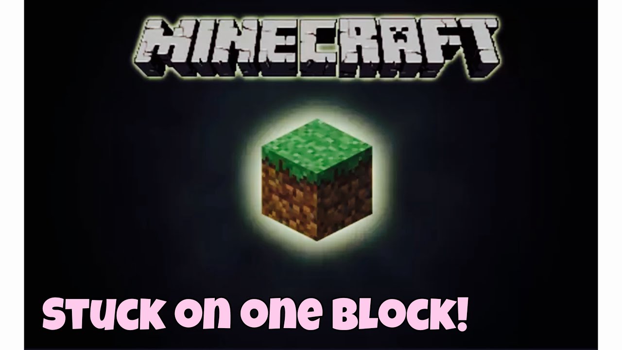 Minecraft. Stuck on one Block! - YouTube