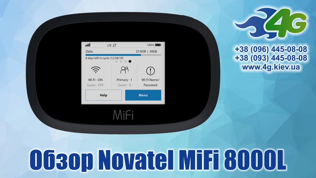 Обзор Novatel MiFi 8000L - YouTube