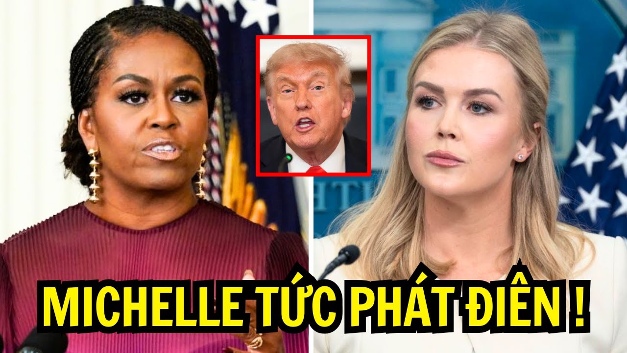 Michelle Obama Vừa Chê Trump - Karoline Leavitt Đáp Trả Cực Gắt Khiến ...