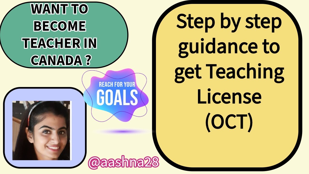 Step by step Guidance to get Teaching License ( OCT) - YouTube