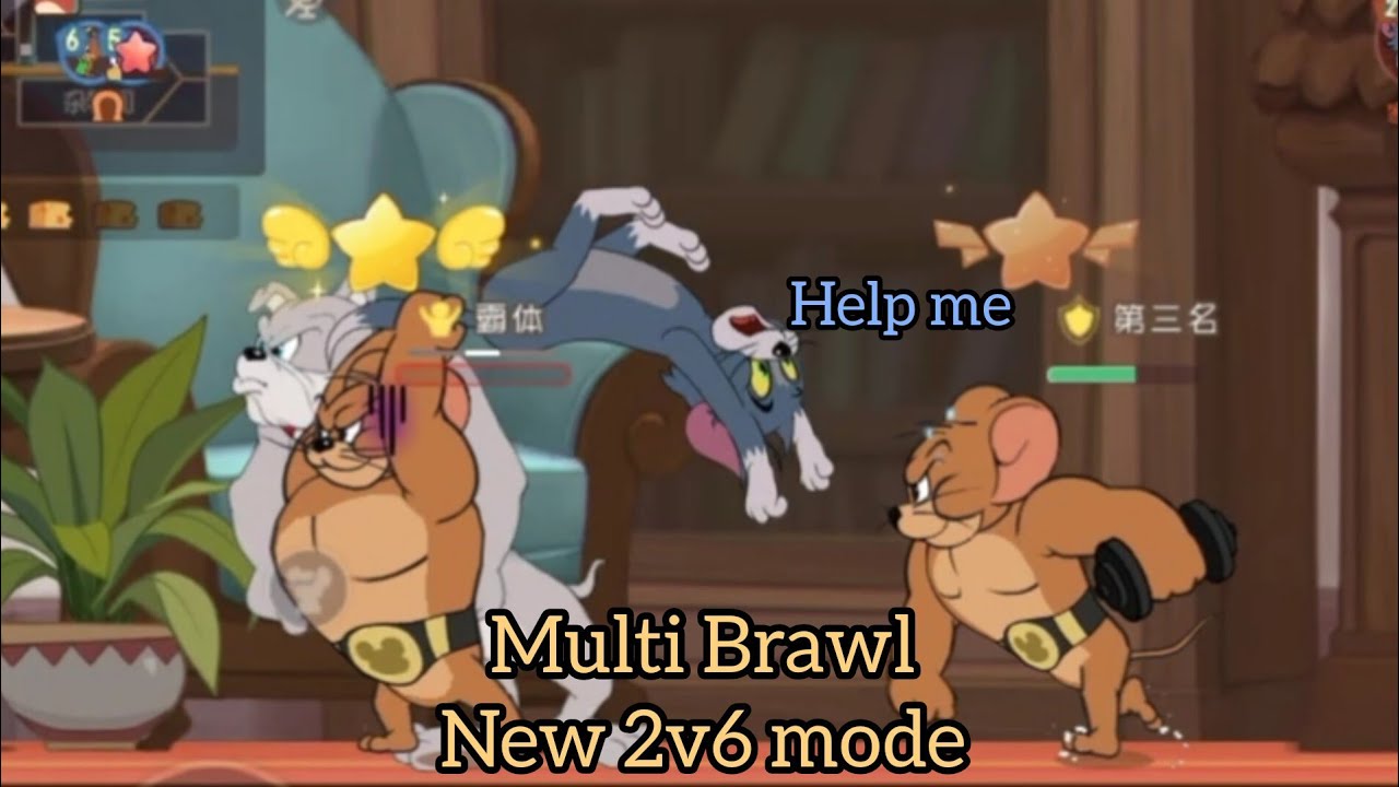 Tom and Jerry Chase CN - New Mode 2v6 Multi Brawl - YouTube