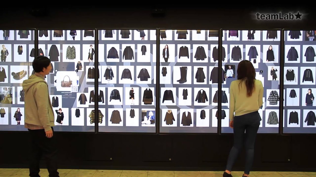 Digital Information Wall / デジタルインフォメーションウォール - YouTube