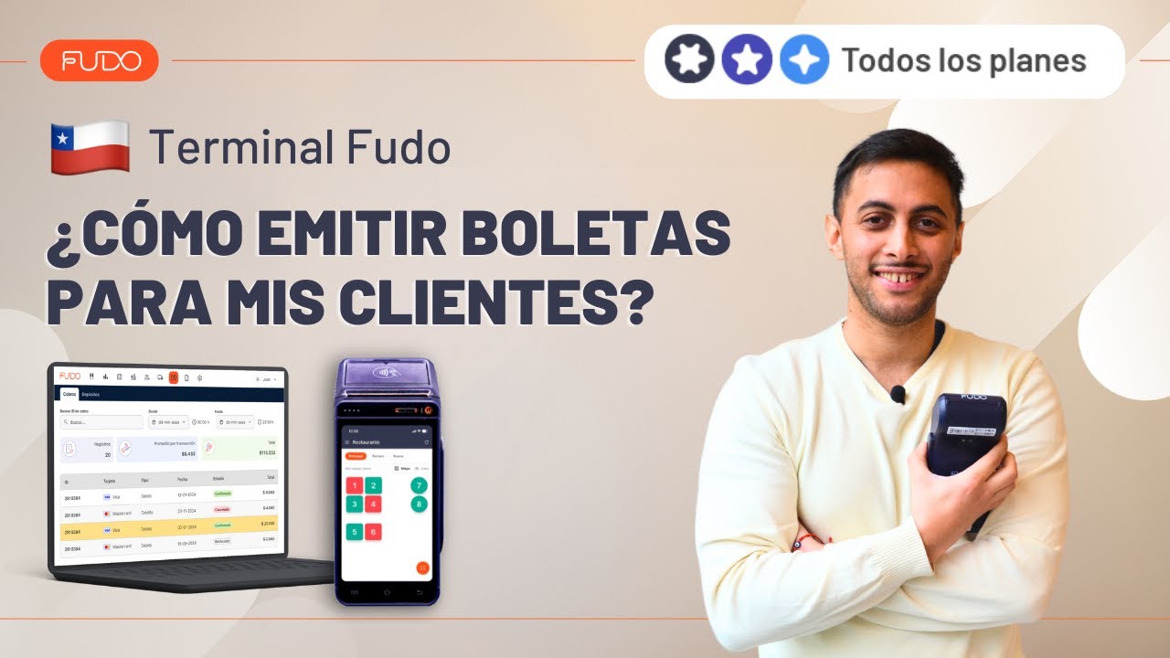 ¿Cómo emitir boletas para mis clientes? | Terminal Fudo (Chile) - YouTube