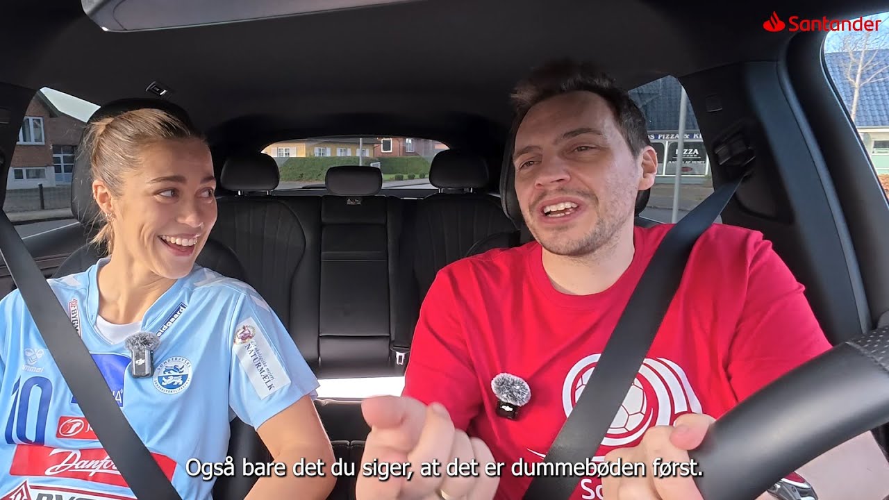 Santander Final4: Carpool med Nicoline Olsen - YouTube