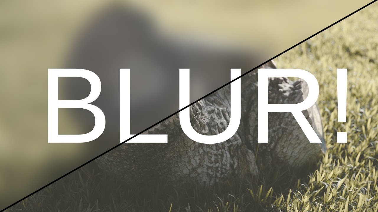 Real-time Blur Node in Cycles! - YouTube