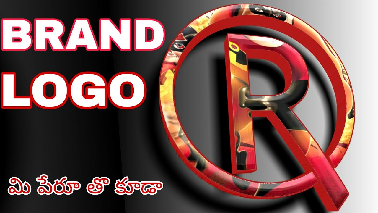 BRAND logo dising / YouTube channel logo editing - YouTube