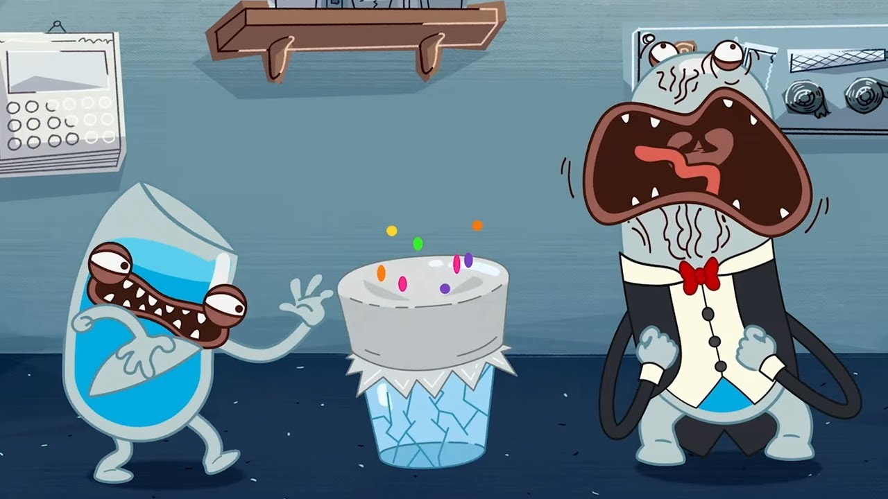 FLUID takes up singing | HYDRO and FLUID | Funny Cartoons for Children ...