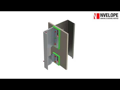 SFS-NVELOPE® vertical subframe system. NV1 animation. - YouTube