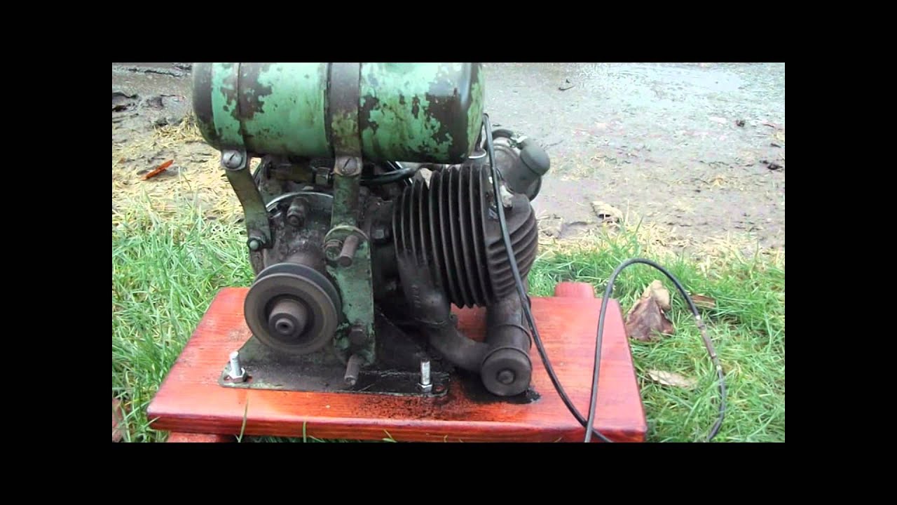 1955 Villiers Midget Mk5g (first proper run in 20 years) - YouTube