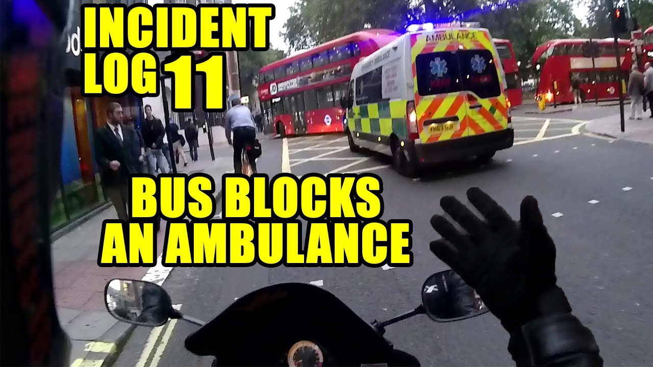 Bad Drivers 11 : Bus Blocks an Ambulance - YouTube