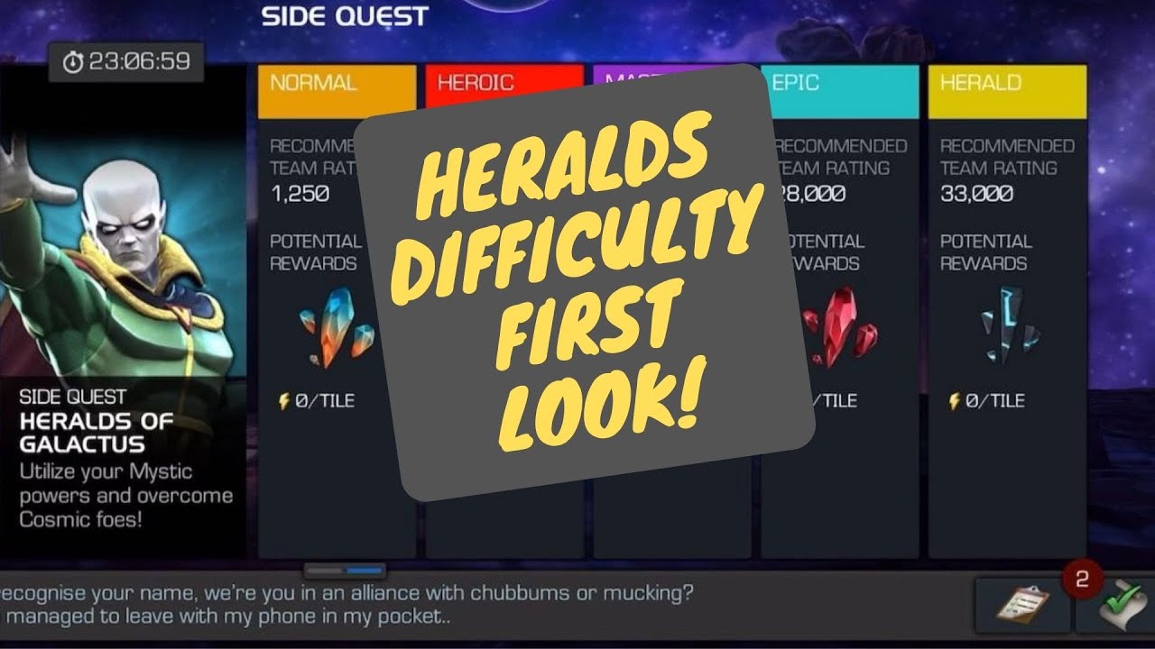 Heralds of Galactus - Heralds Difficulty - MCOC (Marvel Contest of ...