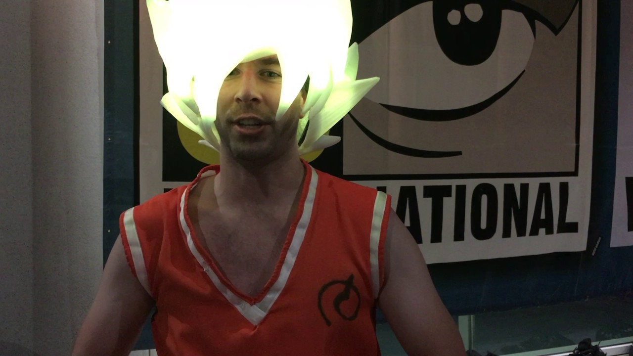 SDCC How to Dragon Ball Z LED AdaFruit Cosplay Glowing Anime Hair with ...