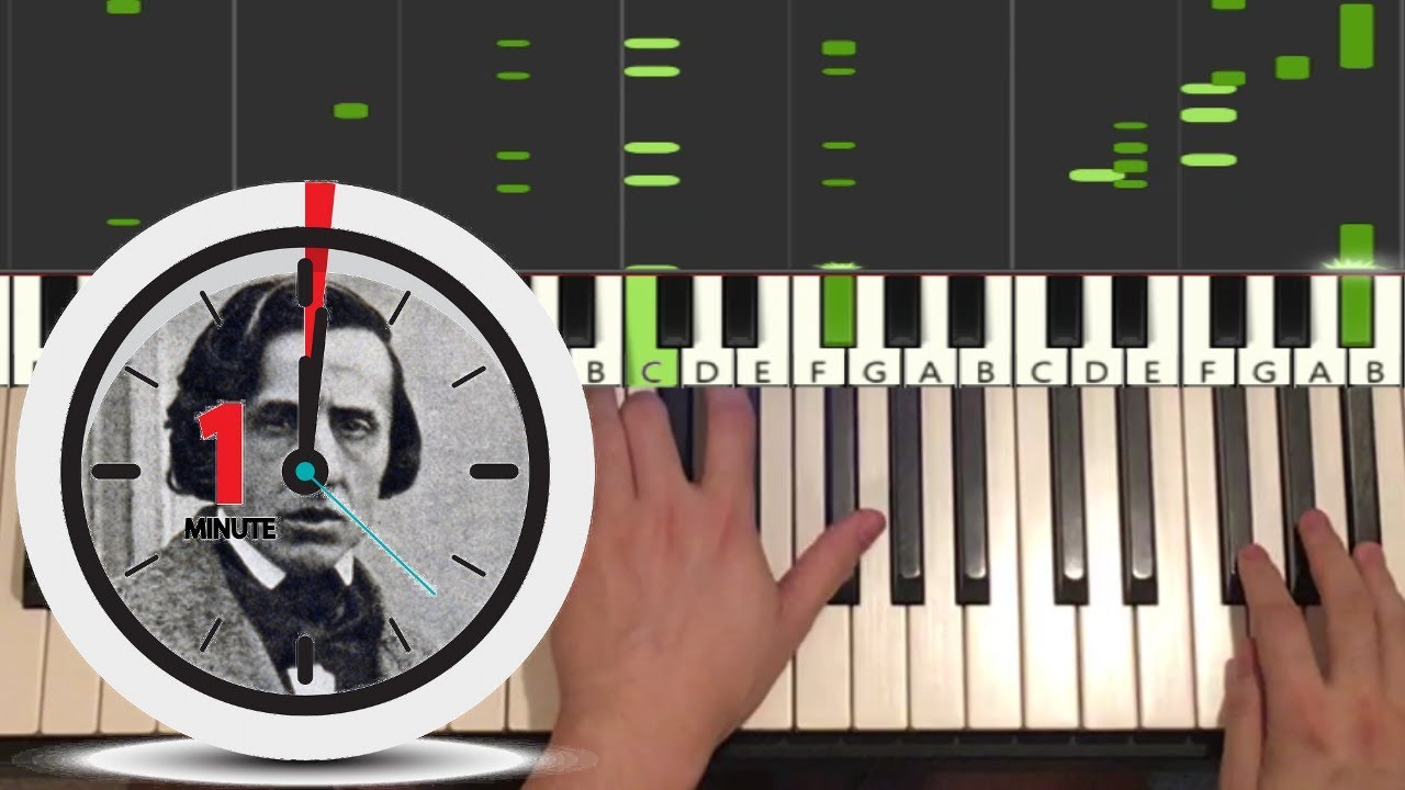 Chopin Minute Waltz (Piano Tutorial Lesson) - YouTube