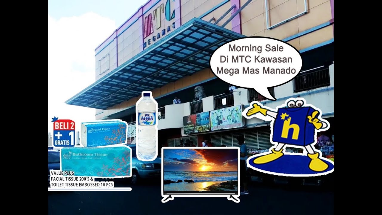 Morning Sale Hypermart MTC Manado - YouTube