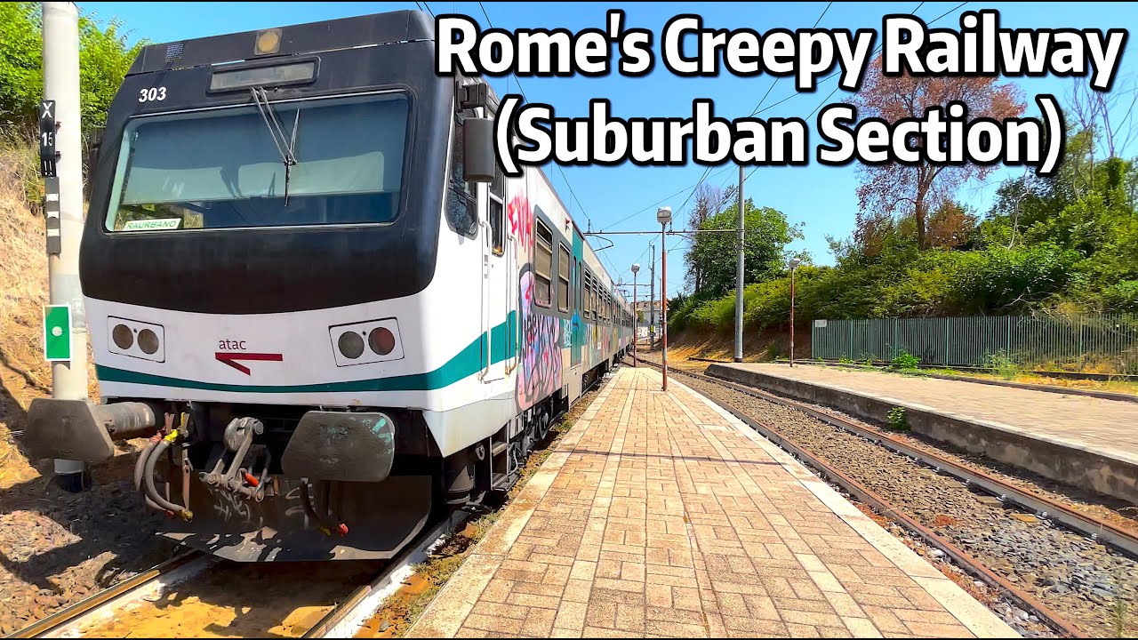 ⁴ᴷ⁶⁰ Exploring Rome's Creepy Railway - The Rome/Viterbo Line (Suburban ...