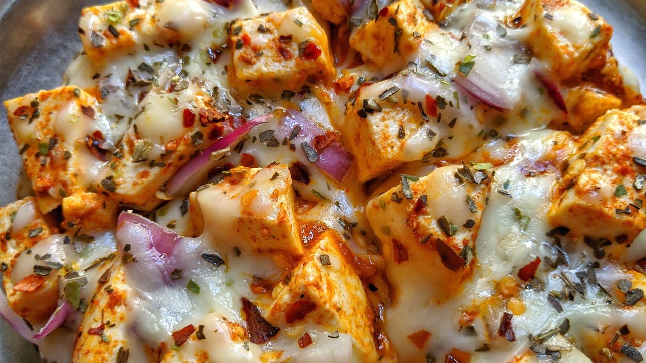 Peri Peri Paneer Pizza | Pizza Recipe Without Oven | Domino's Pizza ...