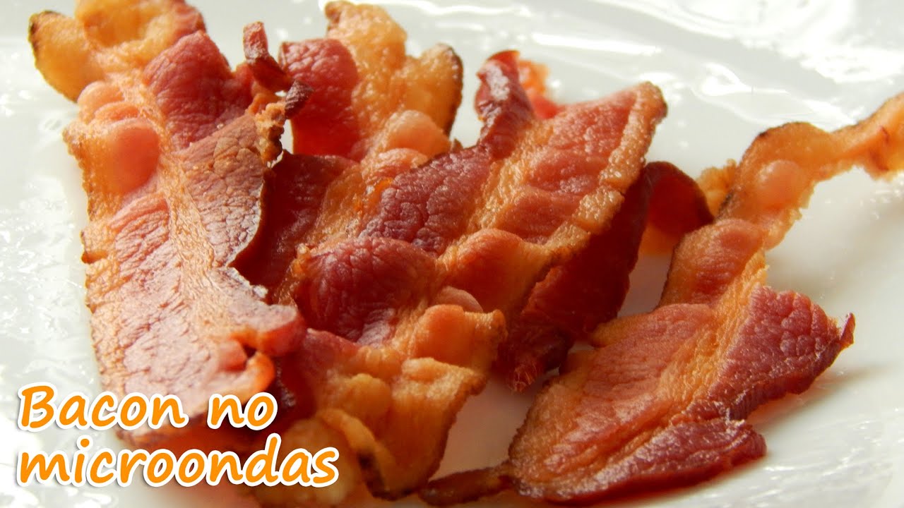 Bacon Frito No Microondas - RETOEDU