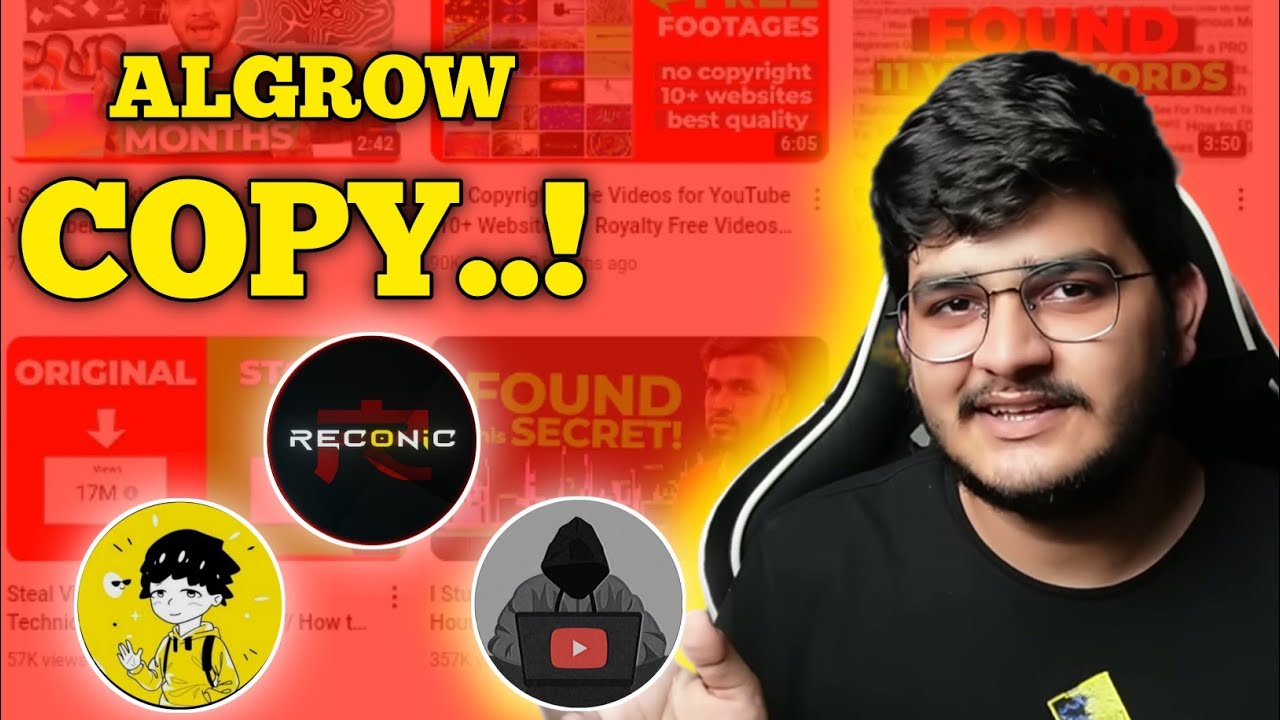 How @Algrow @StepGrow @RealReconic @decodingyt DOMINATE the youtube algorithms . - YouTube