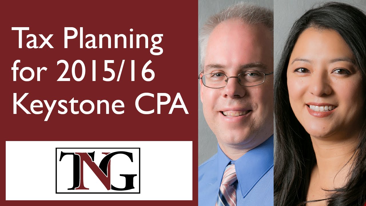 Tax Planning 2015/2016 with Keystone CPA - YouTube