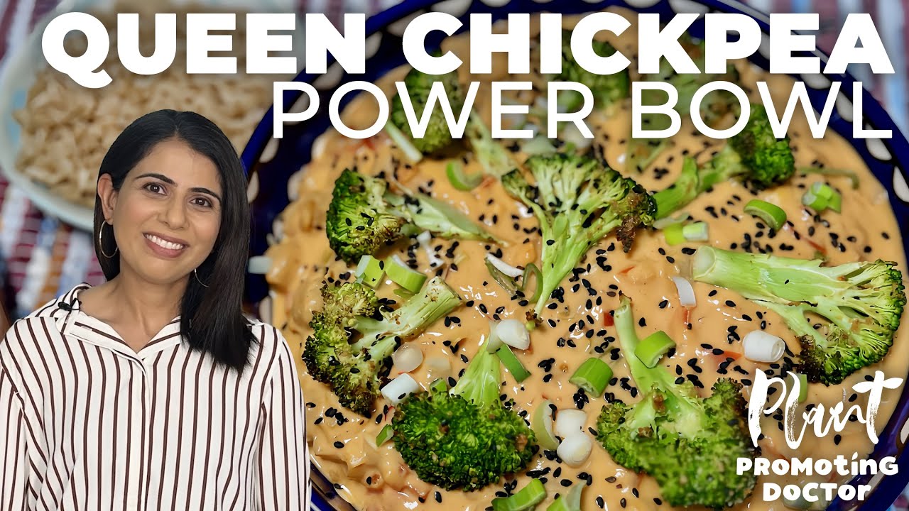 Crispy Broccoli & Queen Chickpea Power Bowl (WFPB & High Protein ...
