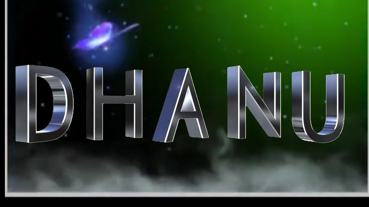 #Dhanu Name Art Video || Dhanu Name Status For Whatsapp || [#s_n_status ...