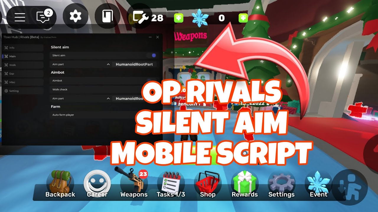 [🎉] Rivals Silent Aim Script | Mobile And PC | (Aimbot) Roblox Pastebin - YouTube