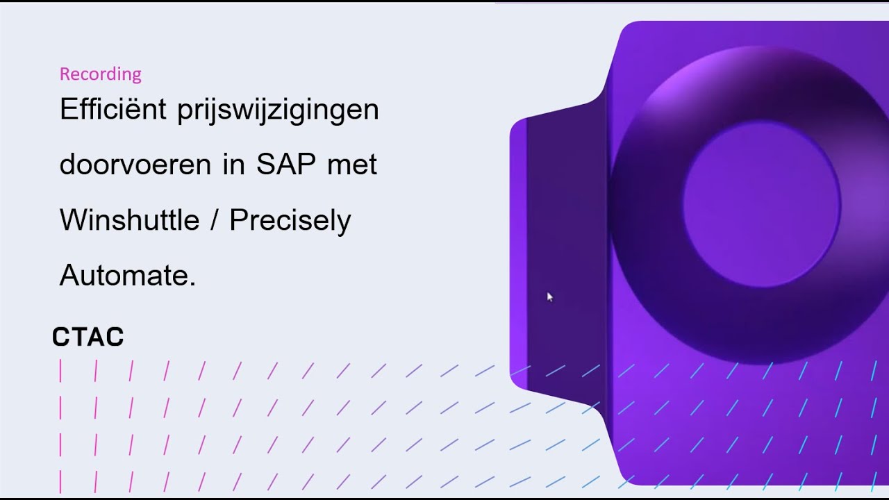 Efficiënt prijswijzigingen doorvoeren in SAP met Winshuttle / Precisely ...