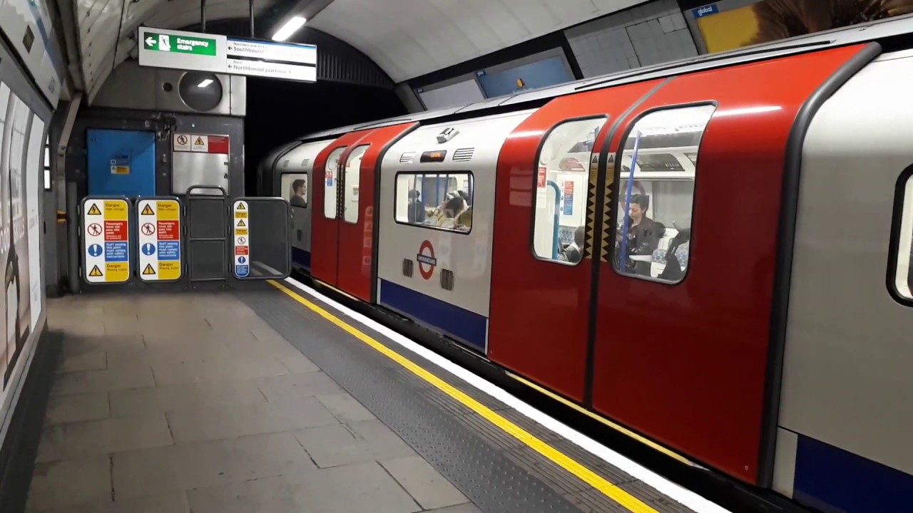 Victoria Line 2009TS 11061 arriving at Euston. - YouTube