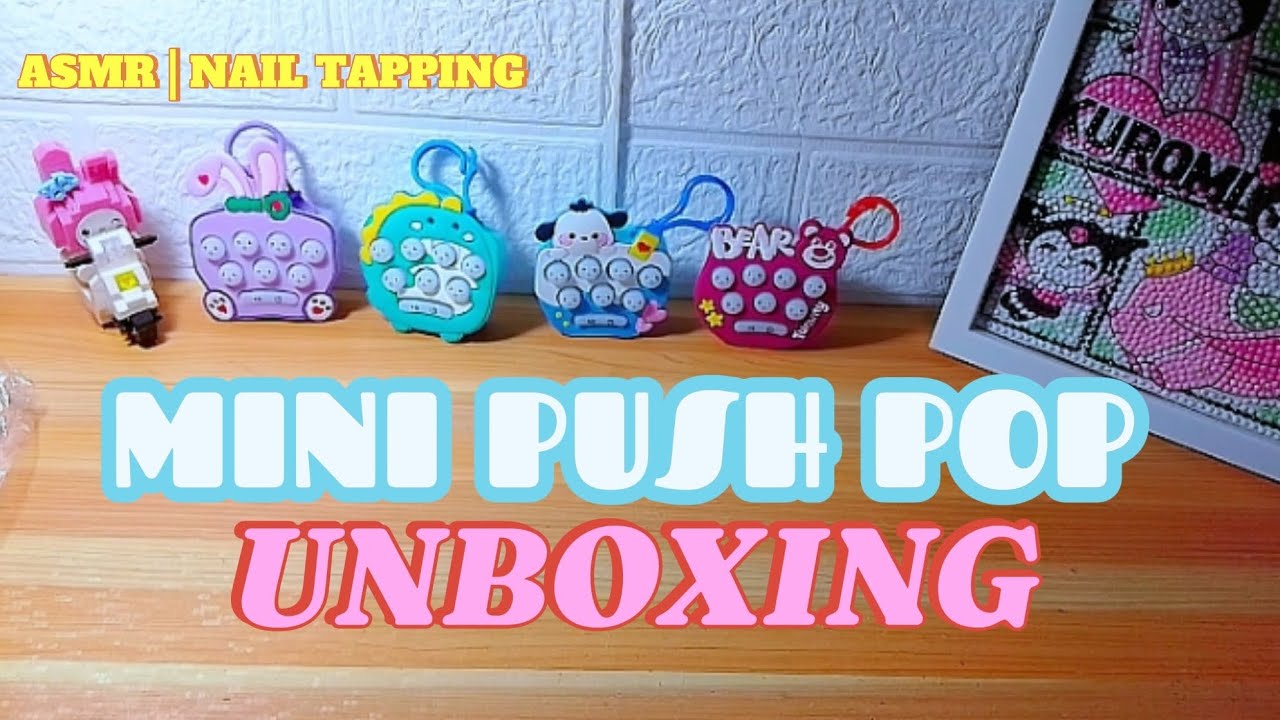 Mini Push Pop Fidget Puzzle Game Toy Unboxing ASMR Satisfying Sounds # ...