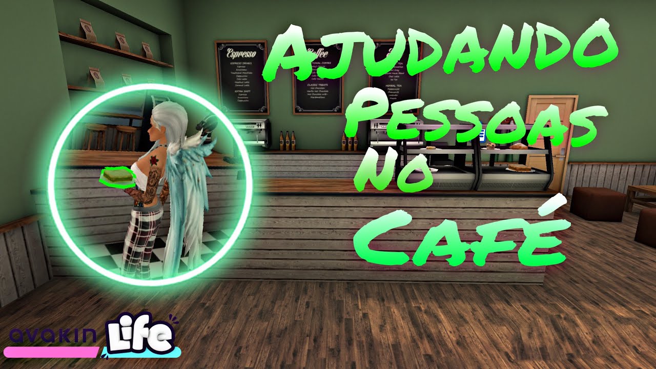 AJUDANDO PESSOAS NO CAFÉ ☕️🥪 (Avakin Life) - YouTube