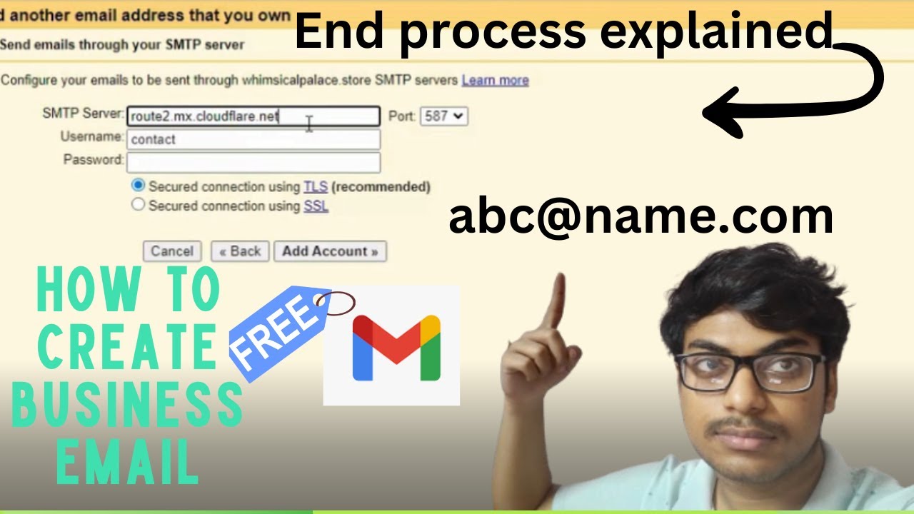 Unlimited Business Emails FREE with Gmail (2024)| End process explained - YouTube